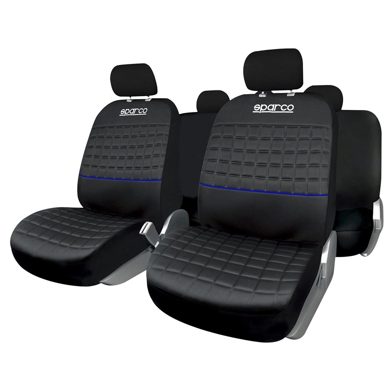 Set Huse Scaune Auto pentru Skoda Fabia - Sparco Lazio, negru ...