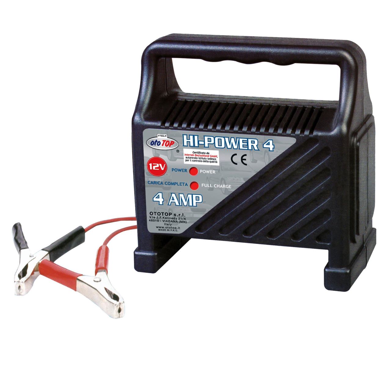 Redresor auto 12V, 4 amperi, led incarcare completa - RoGroup