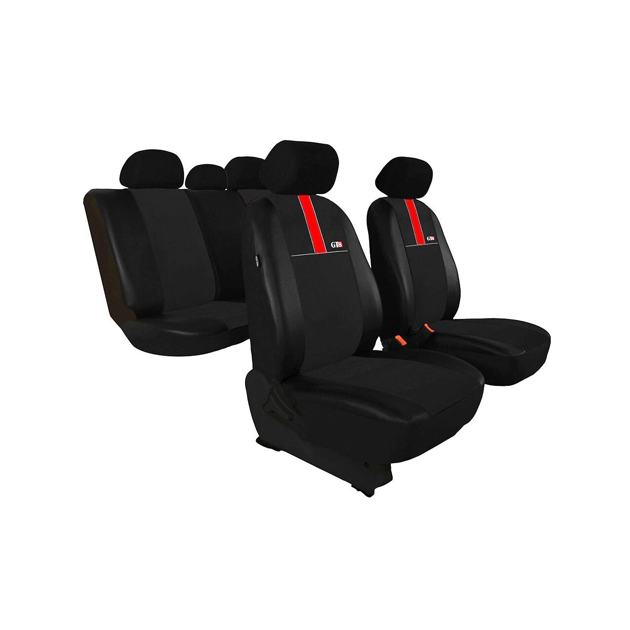 Set Huse Scaune Auto pentru Volkswagen Tiguan - Pok-Ter GT8, Piele ...